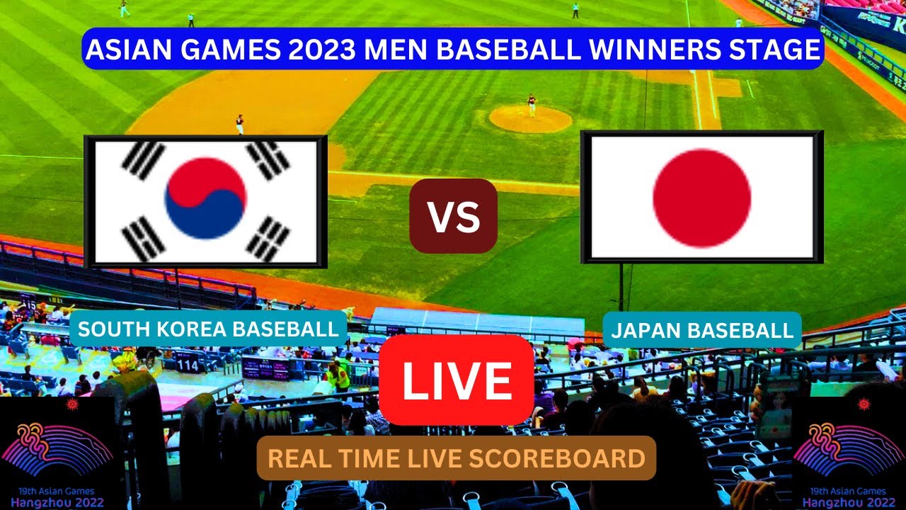 Japan Vs South Korea Live Score Update Today 2023 Asian Games Men