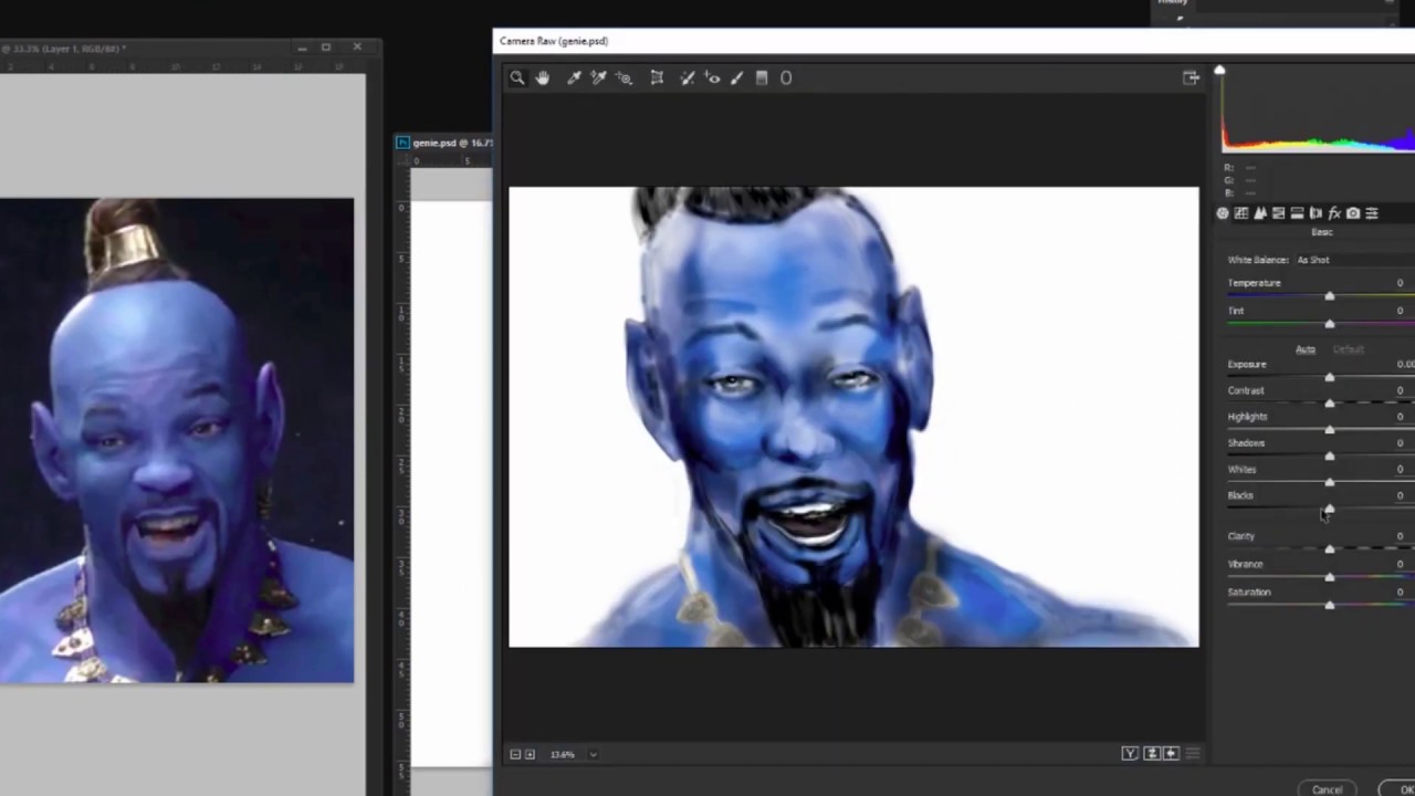 Genie 2019 | SPEEDPAINT | Photoshop CC (Steps in Description) - YouTube