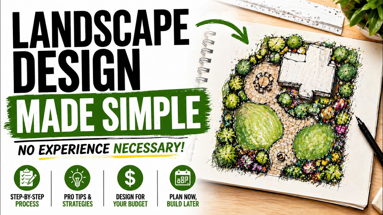 Landscape Design Made Simple (Even If You Have ZERO Experience) - YouTube