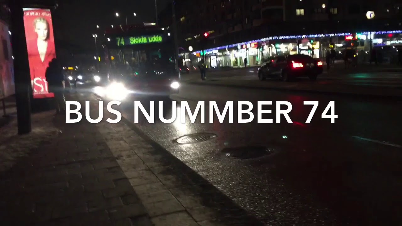 Bus nummber 74 night shift - YouTube