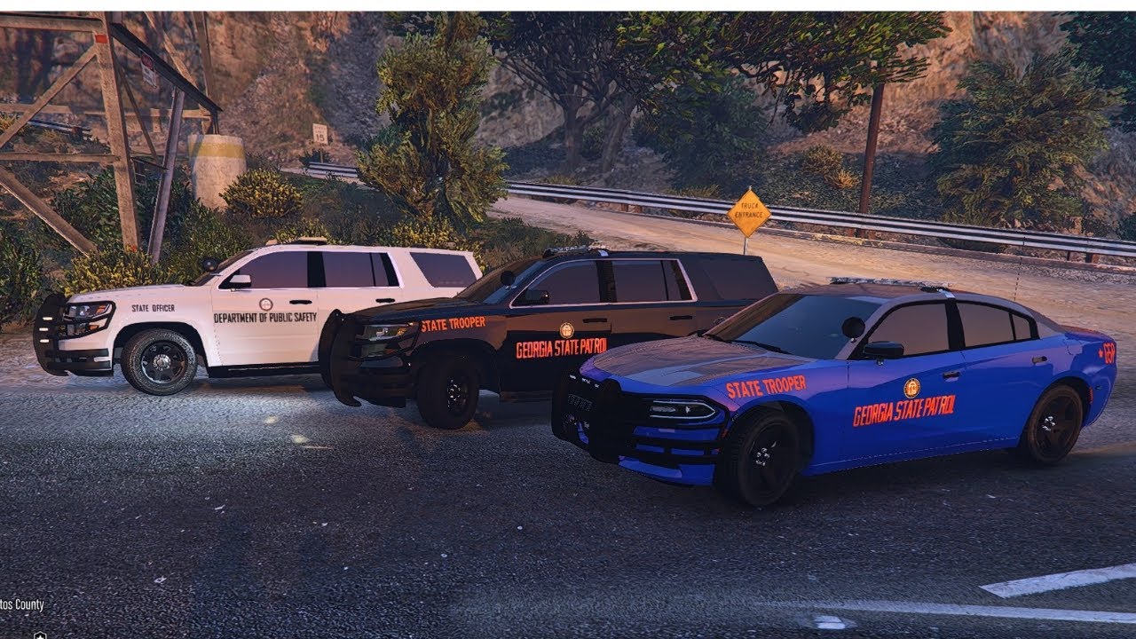 Playing GTA 5 as a GEORGIA STATE TROOPER | GEORGIA Highway Patrol ...