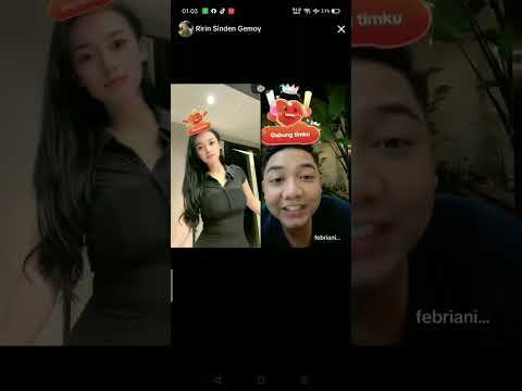 Ririn sinden gemoy live tiktok bersama Febrian Iqbal seruu