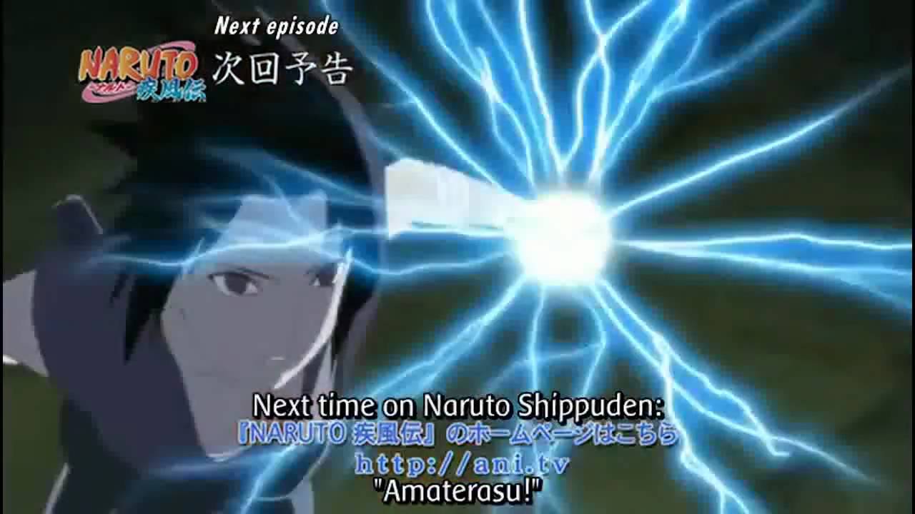 Naruto Shippuden 137 Preview~Mangekyou Sharingan Amaterasu vs Sharingan ...