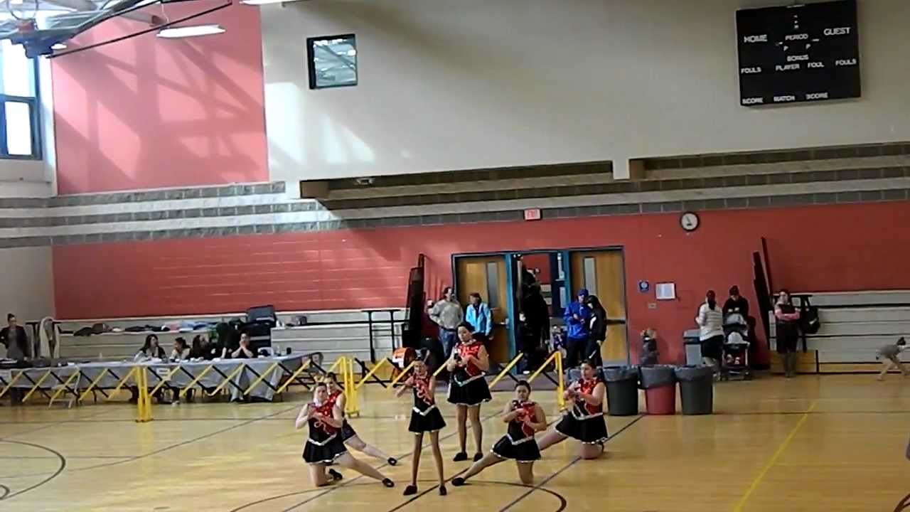 Baton Twirling Routine To Lady Gaga Edge of glory - YouTube