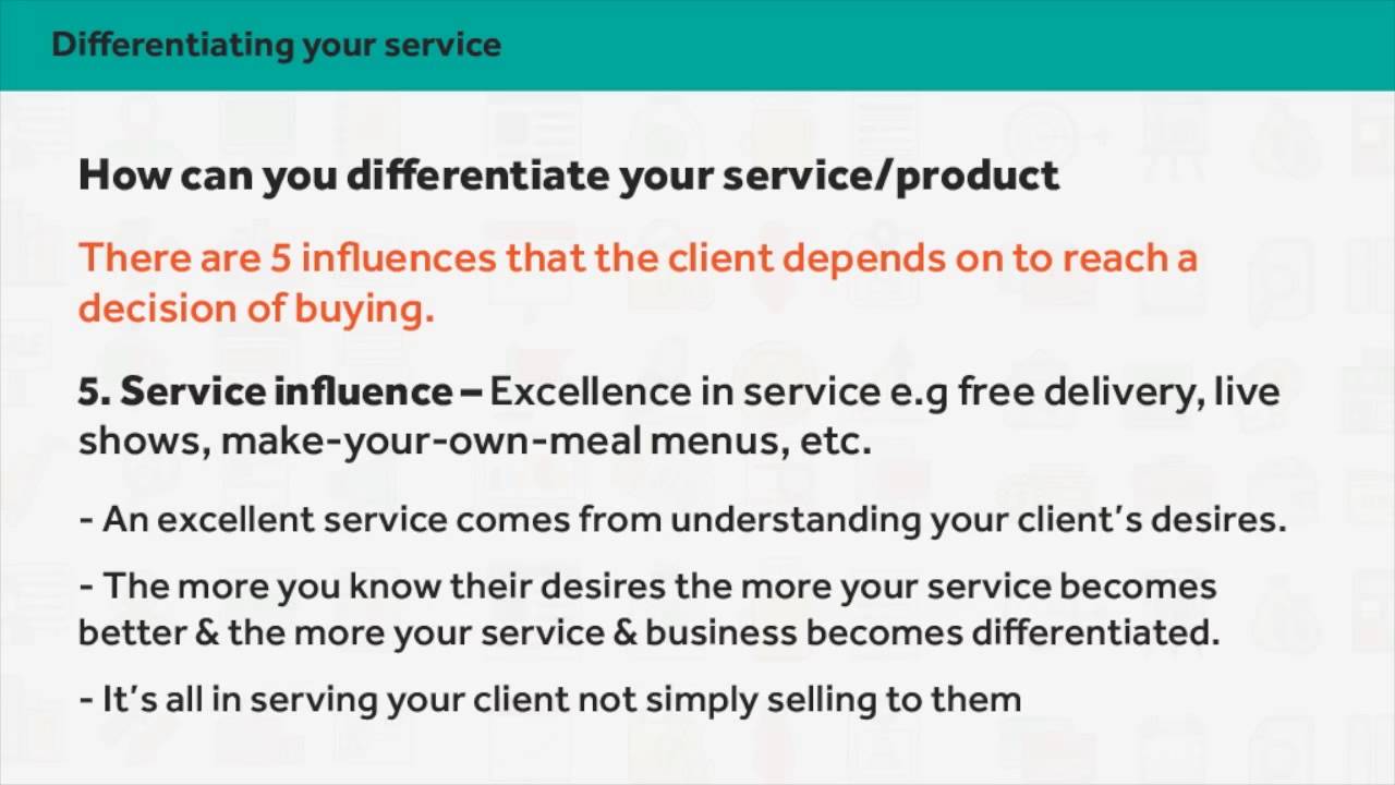 Module 2: Lesson 2 - Differentiate your service - YouTube
