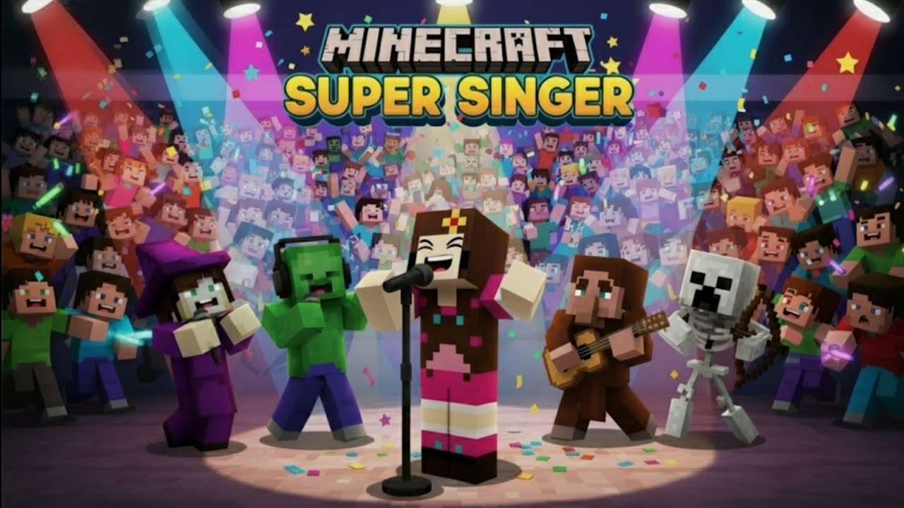 Minecraft Super Singers ft.Villagers - YouTube