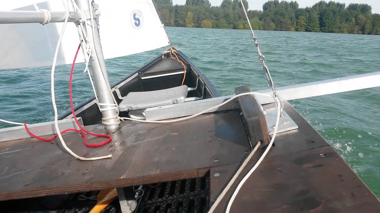 Segel-Kanu "Kleiner SeeWolf" 1 - YouTube