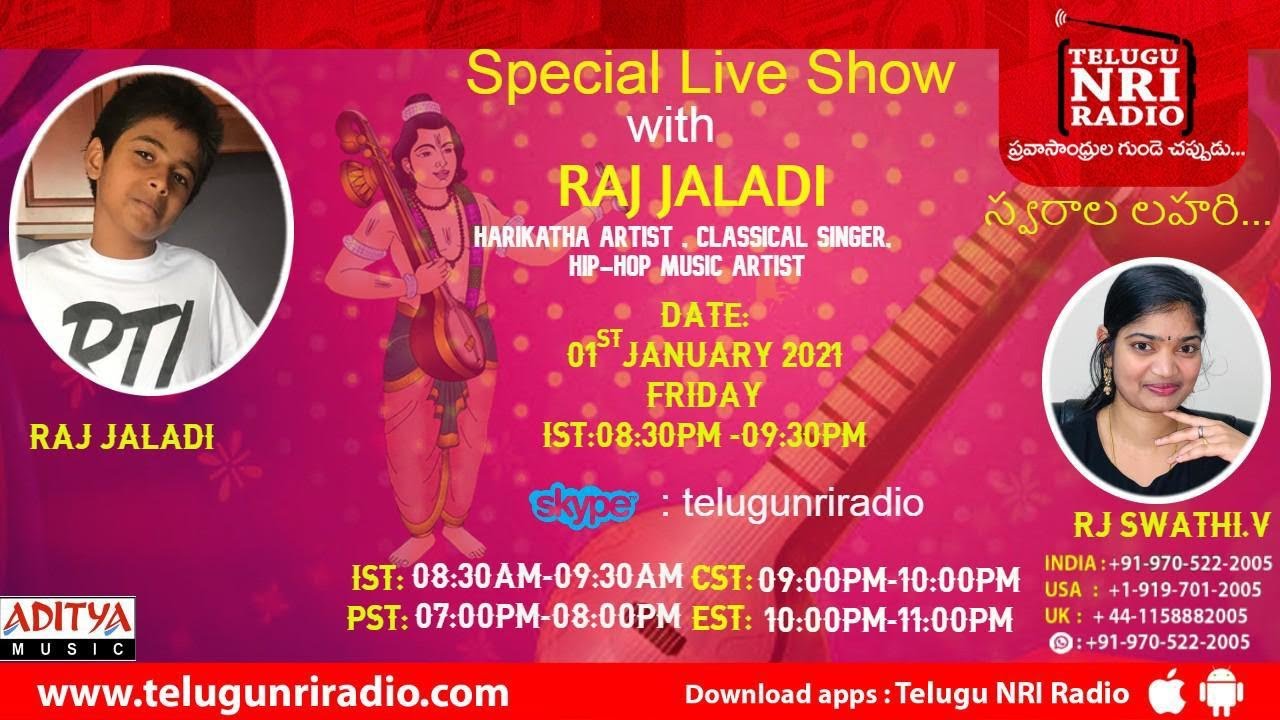 Special live show Raj Jaladi ||Harikatha Artist,Hip-Hop Music Artist ...