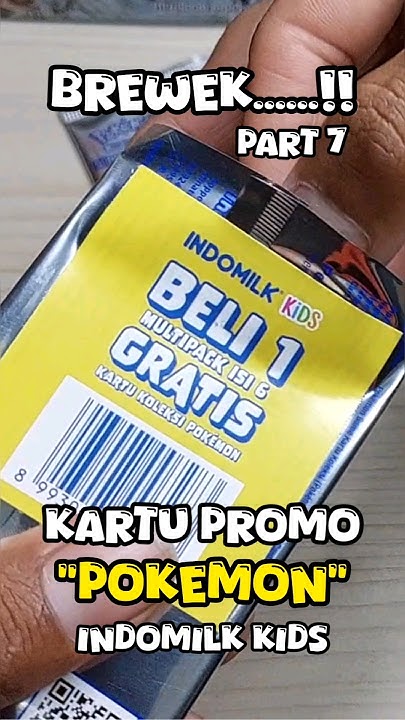 Brewek Kartu Promo Pokemon Indonesia Edisi Indomilk Kids Part 7 #pokemon #pokemoncards # ...