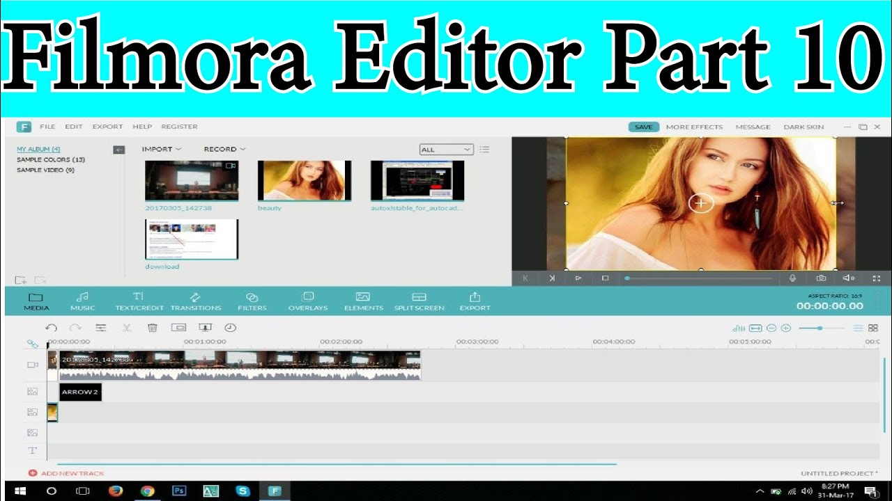 Filmora TimeLine Introduction Tutorial Part 10 - YouTube
