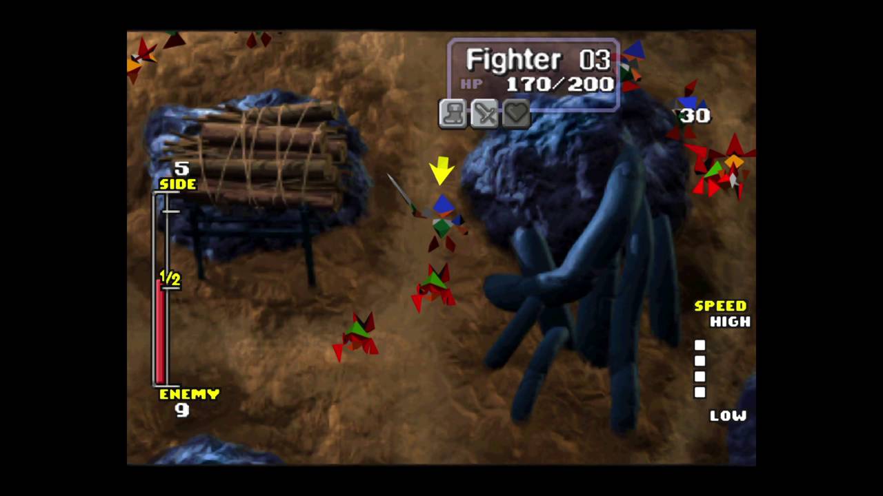 FINAL FANTASY VII Fort Condor Battle #1 - YouTube