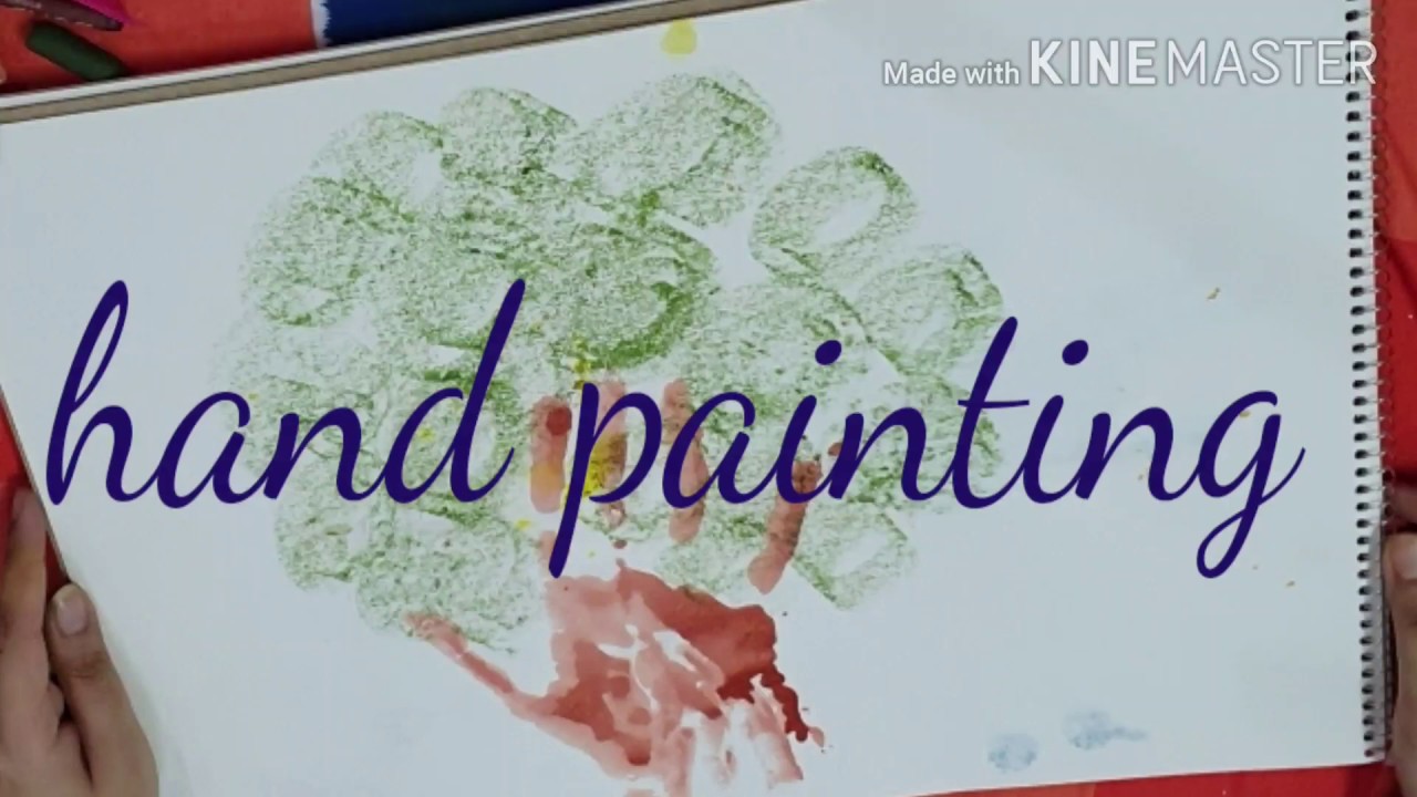 Easy hand painting and scribbling techniques - YouTube
