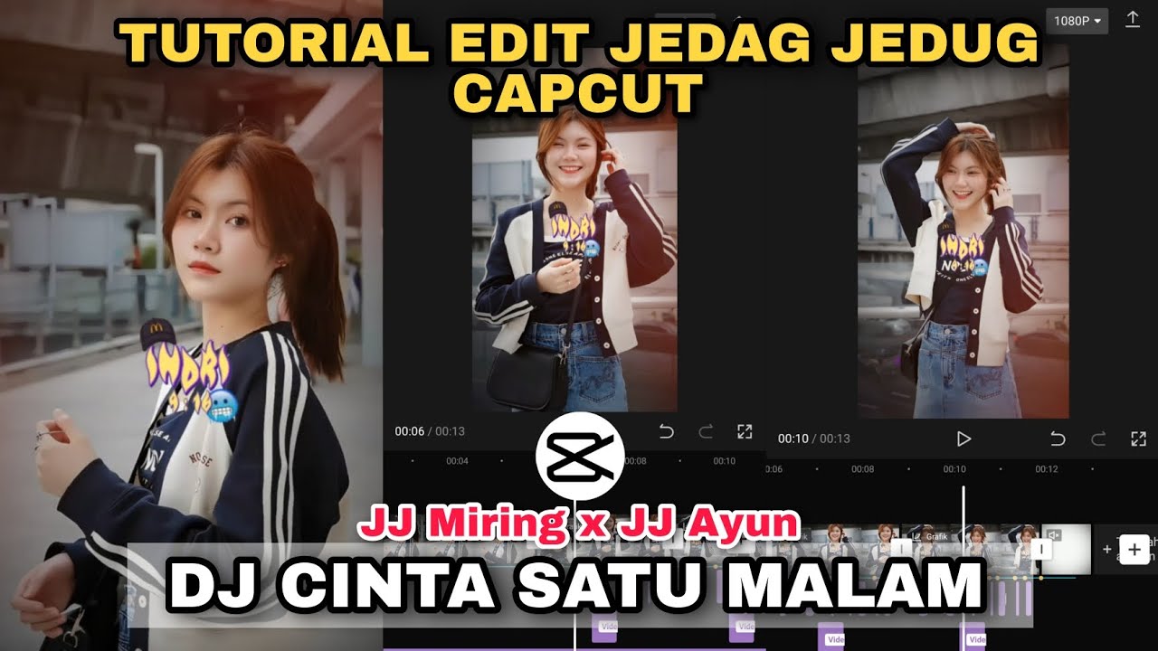 Tutorial Edit Jedag Jedug Capcut DJ CINTA SATU MALAM - YouTube