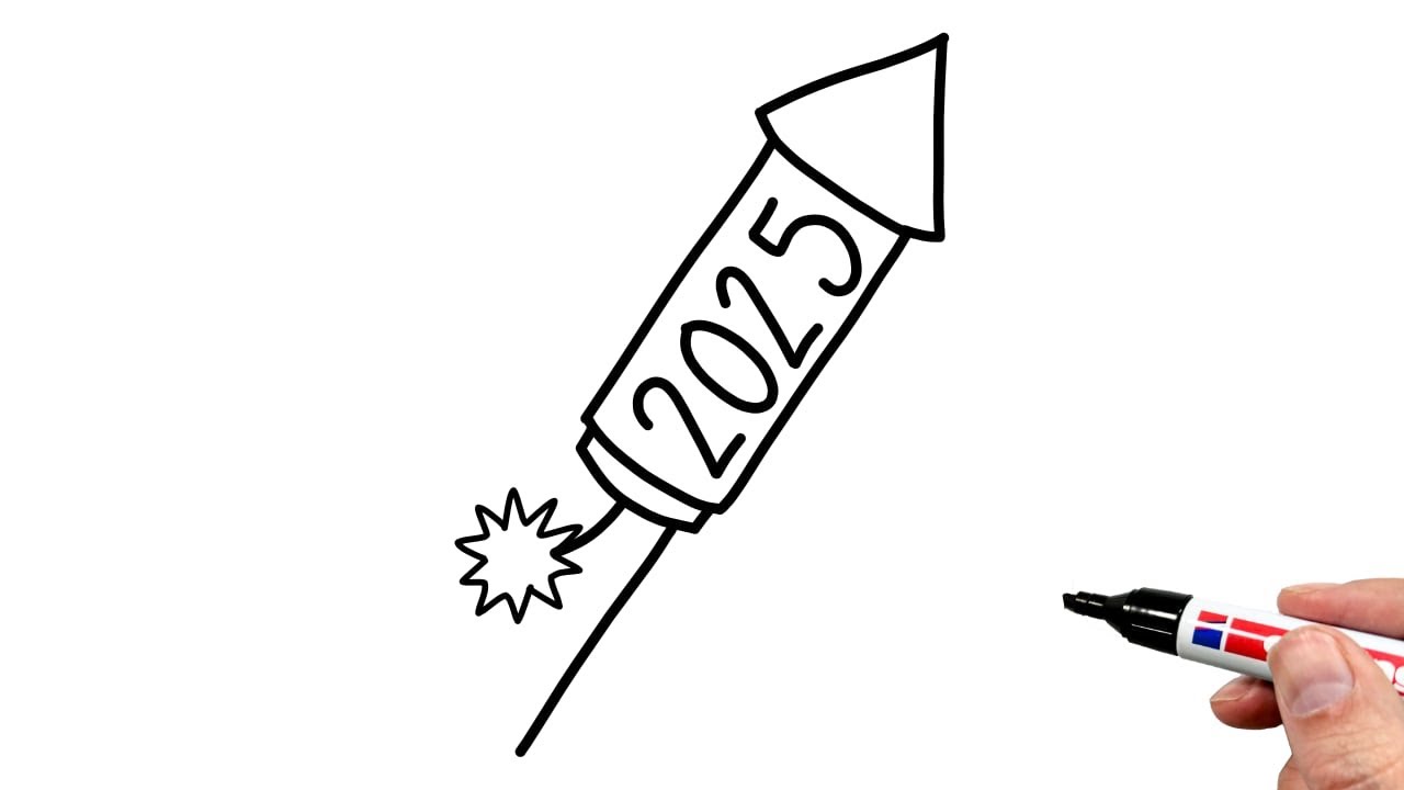 How to Draw a Firework Rocket 2025 - YouTube