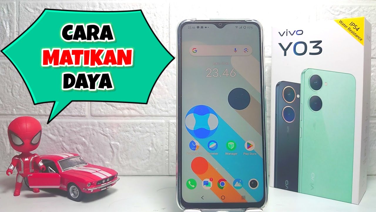 Cara Matikan Daya HP Vivo Y03 - YouTube