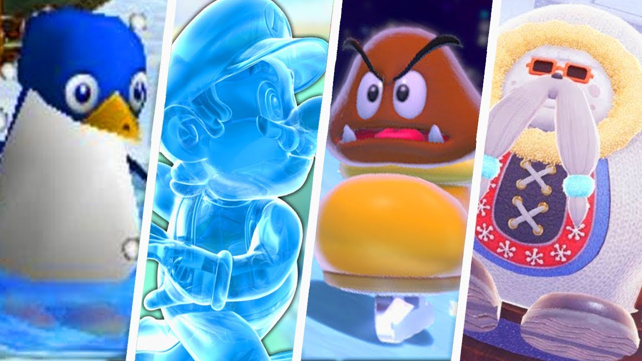 Evolution of Best Super Mario Winter Levels (1988 - 2018) - YouTube