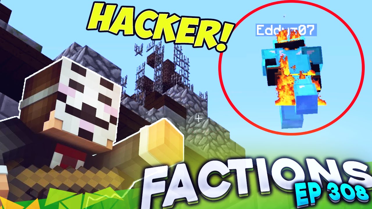 Minecraft Factions #308 - Fly HACKER!! (Minecraft Raiding) - YouTube