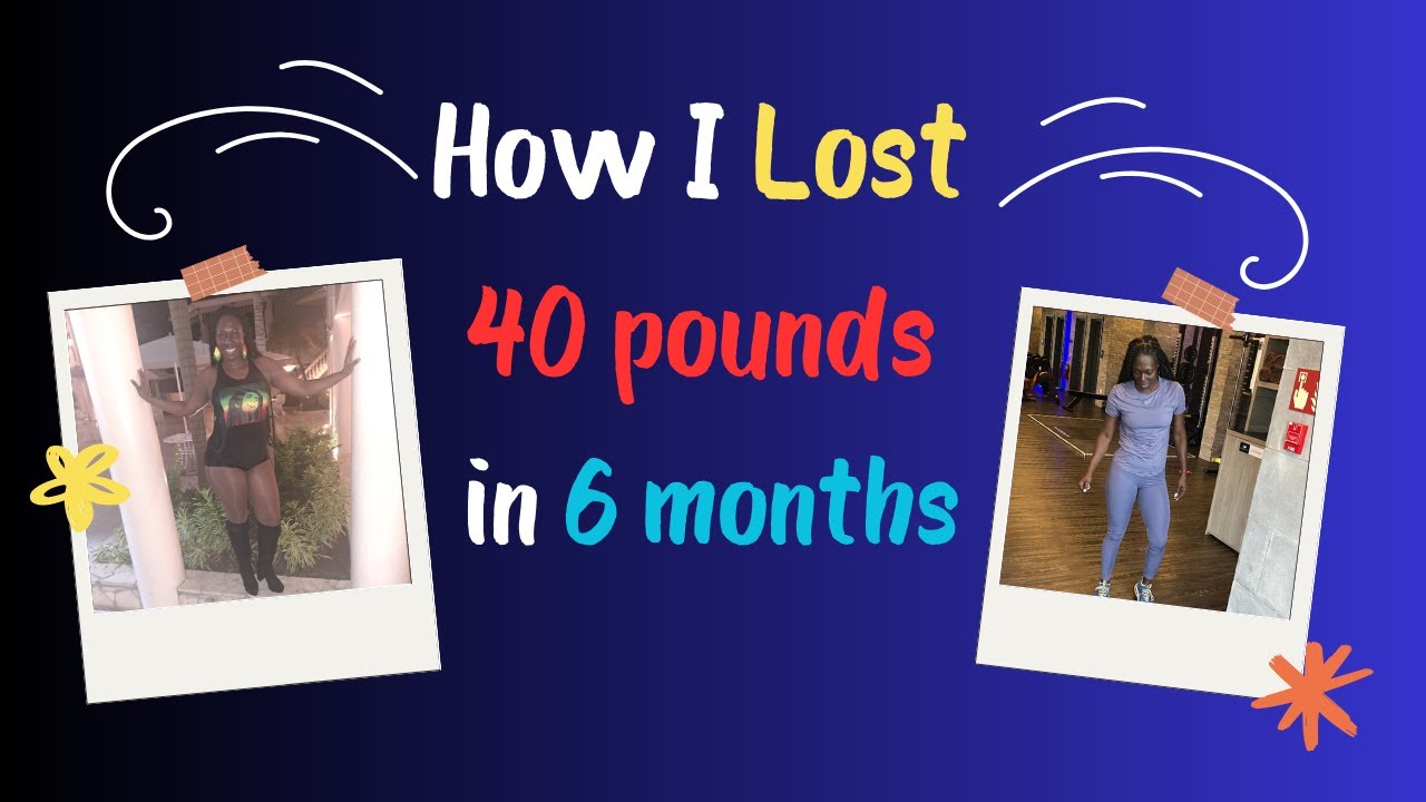 How I lost 40 pounds in 6 months │ Weight Loss Transformation - YouTube