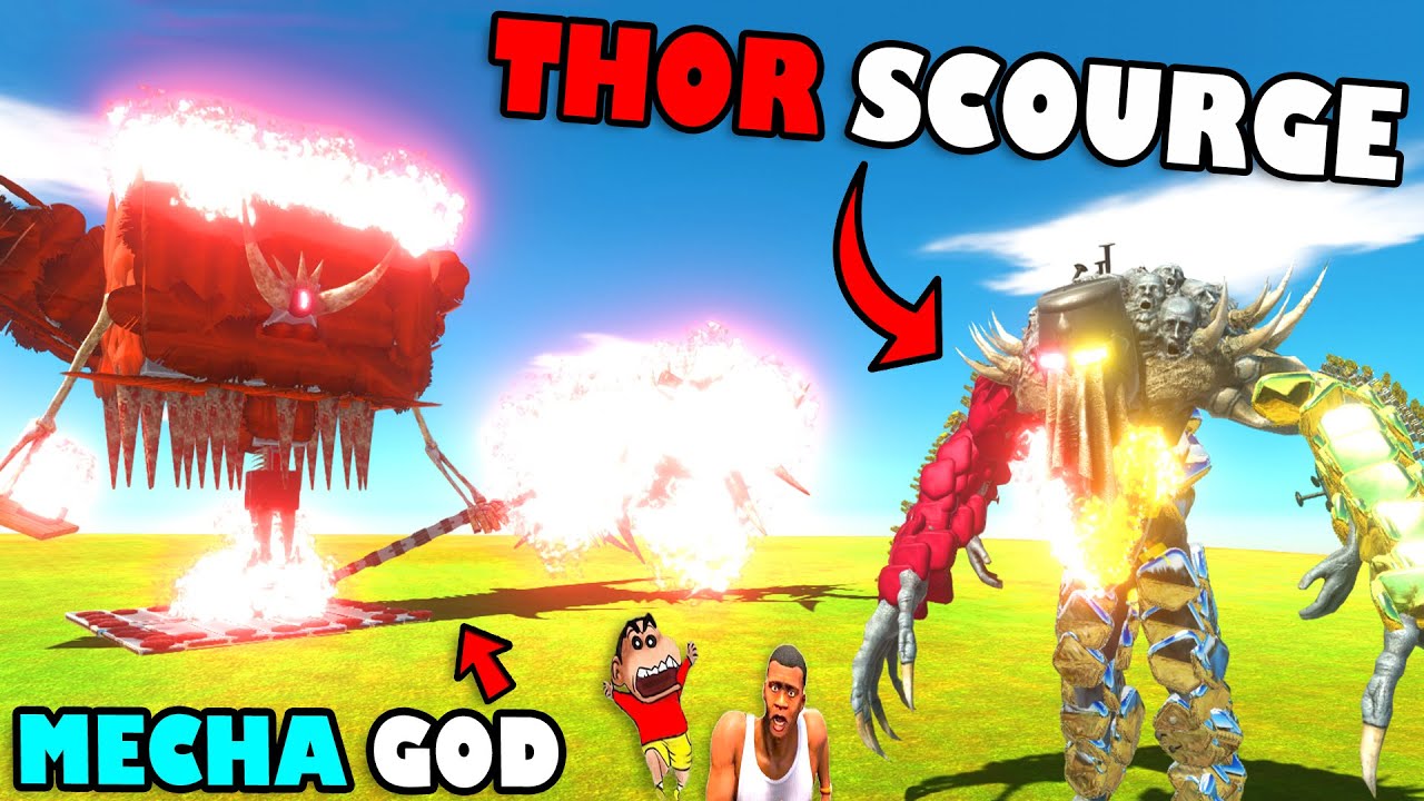 THOR SCOURGE Found In MECHA GOD WORLD HAMID-T SHINCHAN and CHOP in ...