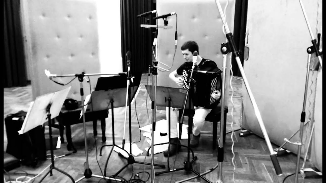 Milos Avramovic and accordion trio Fidelio studio recording at ...