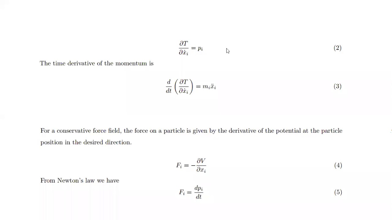 Lecture 17 Derivation Of Euler Lagrange Equation YouTube lecture-17-derivation-of-euler-lagrange-equation-youtube