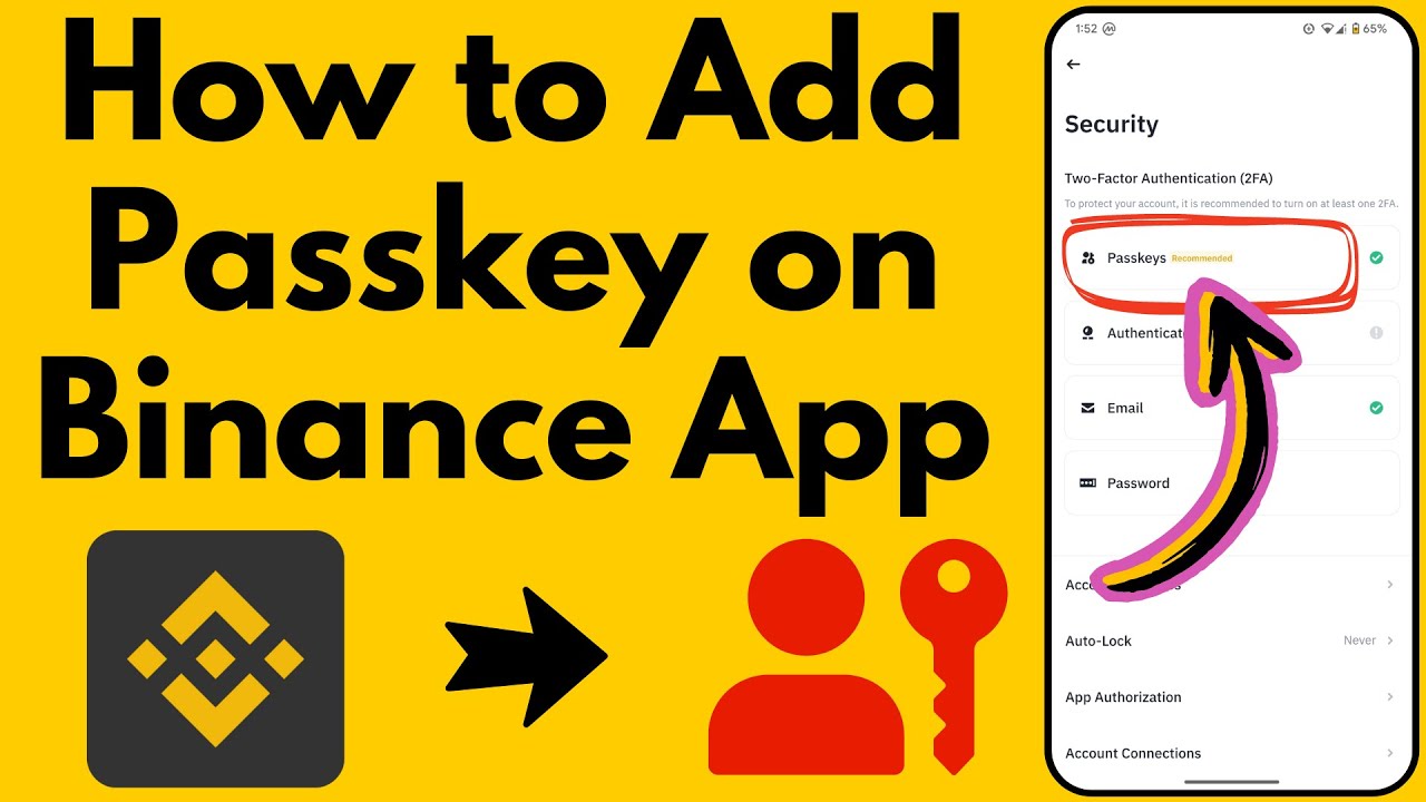 How to Add Passkey on Binance App | Enable Passkey in Binance Account ...