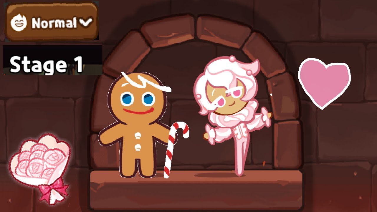 Cookie Run OvenBreak (CROB) :GingerBrave Story Normal 1-1 w/ Whipped ...