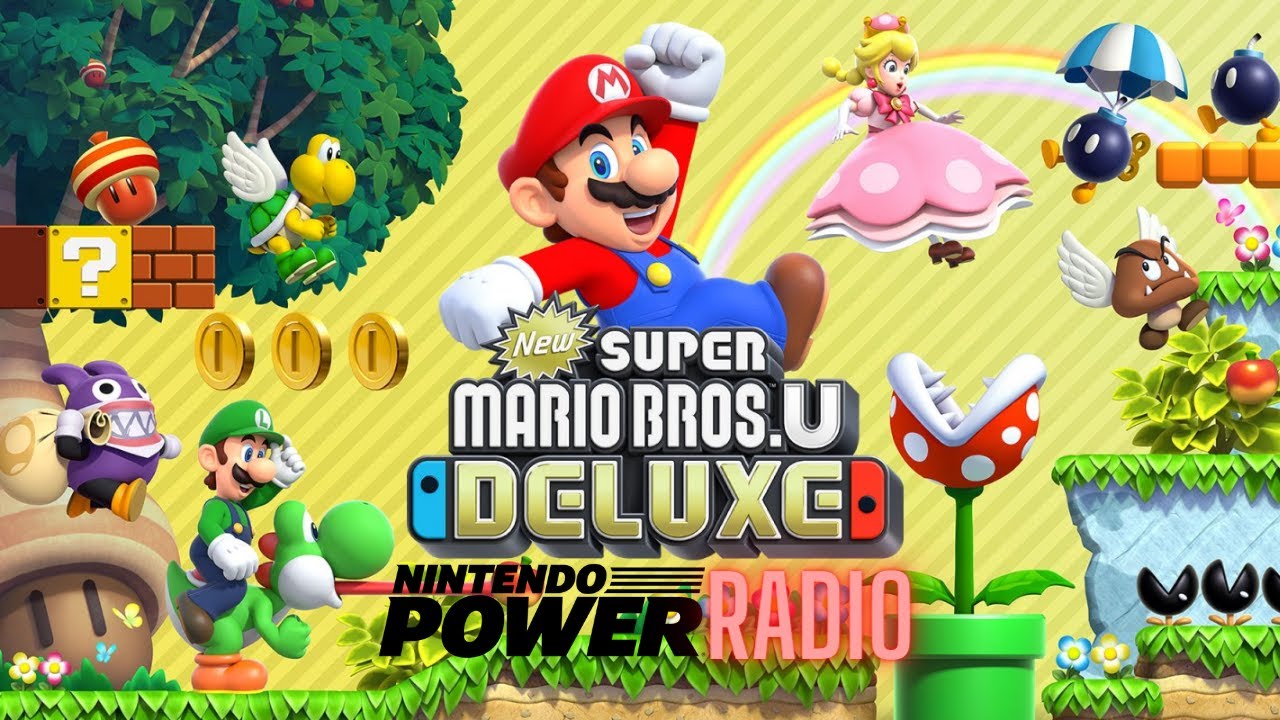 New Super Mario bros U Deluxe: Main theme - Title Screen original Music ...