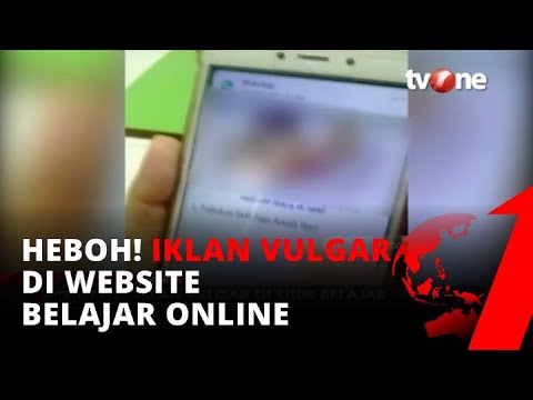 Heboh Iklan Vulgar di Dalam Situs Belajar Anak Sekolah | tvOne