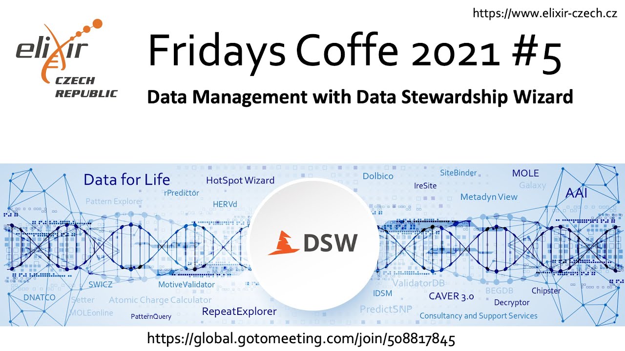 ELIXIR CZ Friday Coffee #5: Data Management with Data Stewardship Wizard - YouTube