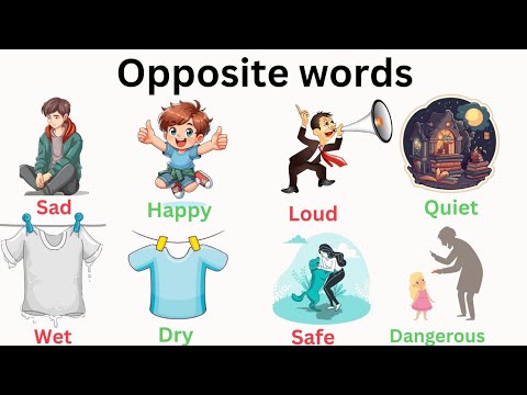 Opposite Words in English | Antonyms in English | Common opposites ...