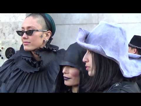 Fahrani Pawaka Empel @ Paris 3 march 2016 Fashion Week show Rick Owens