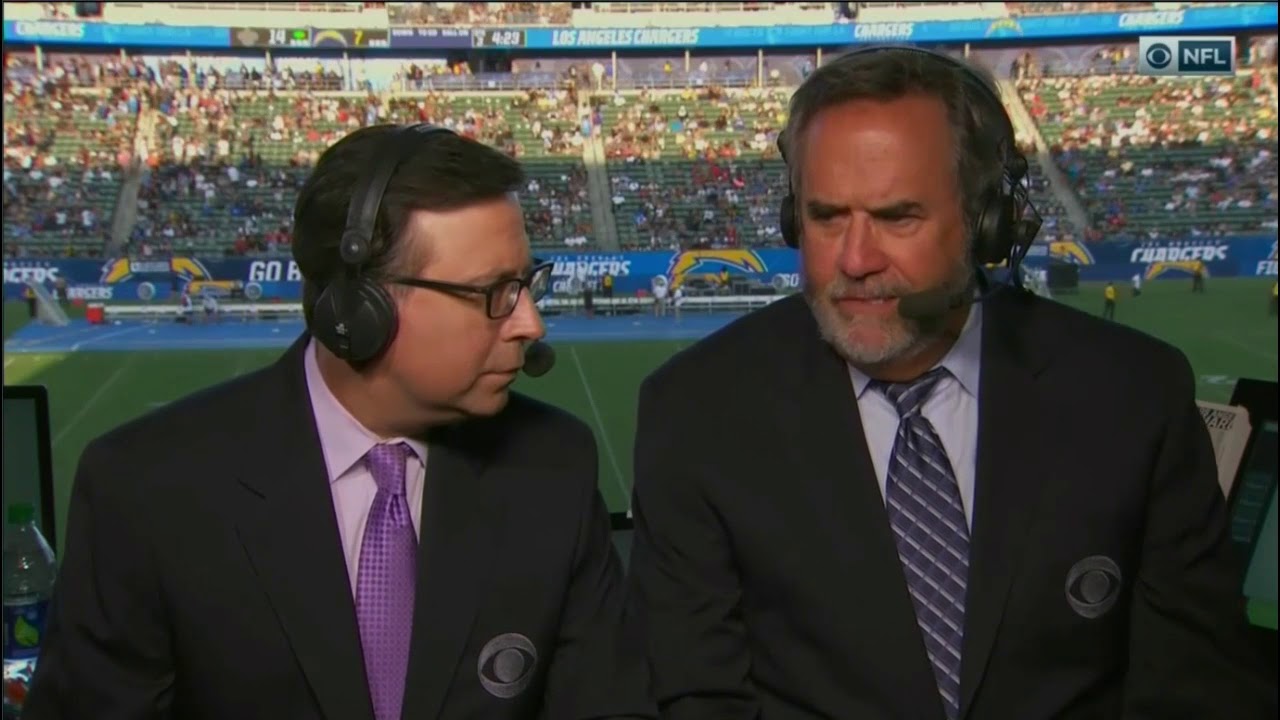 NFL on CBS verizon Half Time Report 2018 NO@LAC - YouTube