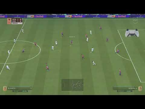 Defending with cdm applying pressure and counter goal
