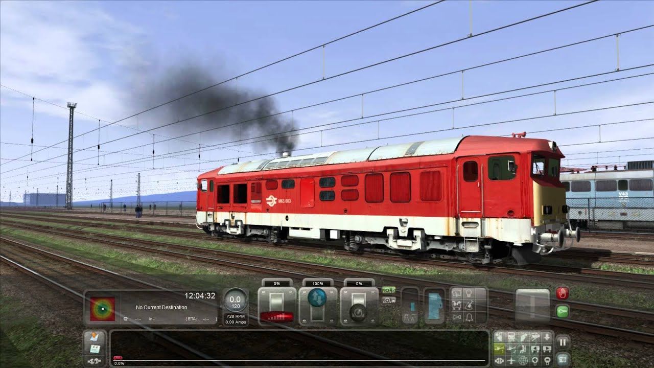 MÁV M63 Sound and smoke test - Train Simulator 2015 - YouTube