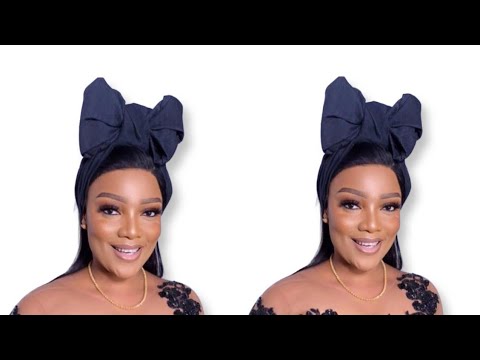 HOW TO TIE TRENDING CENTER KNOT BOW GELE | OWAMBE GELE - YouTube