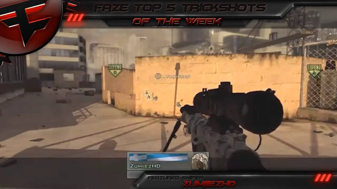 FaZe Top 5 - Trickshots Episode 1 w/ FaZe Temperrr - YouTube