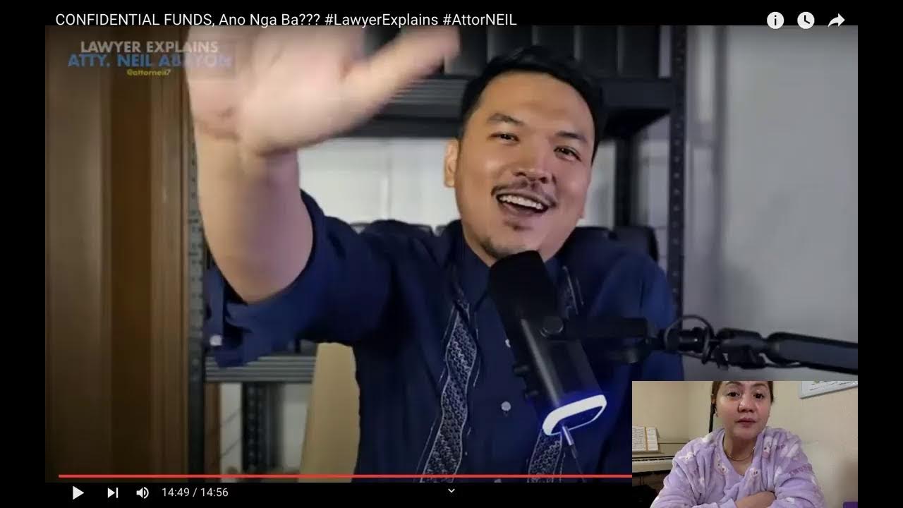 CONFIDENTIAL / INTELLIGENCE FUNDS #lawyerexplains #prrd #saraduterte #bbm #congress - YouTube