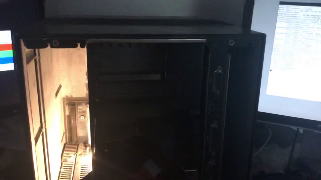 Lucio NeXT Cube 68030 25Mhz ram test 16 1Mb and power supply test - YouTube
