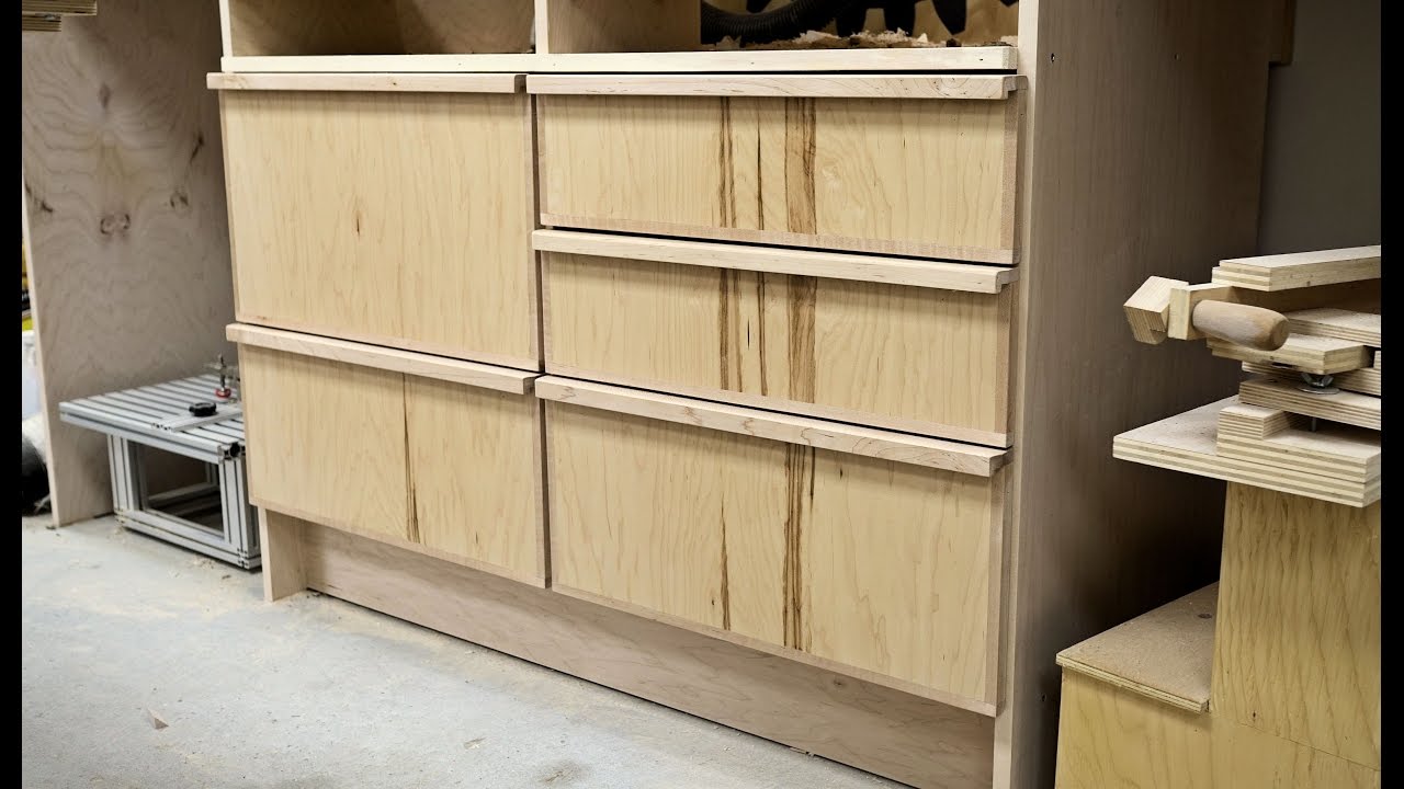 Making Drawer Fronts - Building The Miter Saw Station Part 8 - YouTube