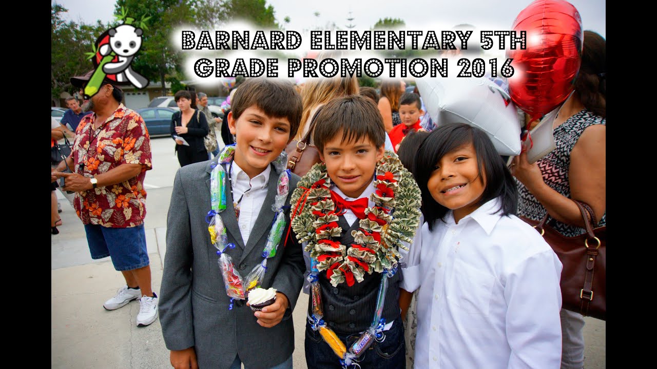 Barnard 5th Grade Promotion Day - YouTube