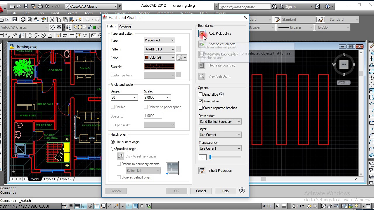 HATCHING IN AUTOCAD 2012 YouTube hatching-in-autocad-2012-youtube