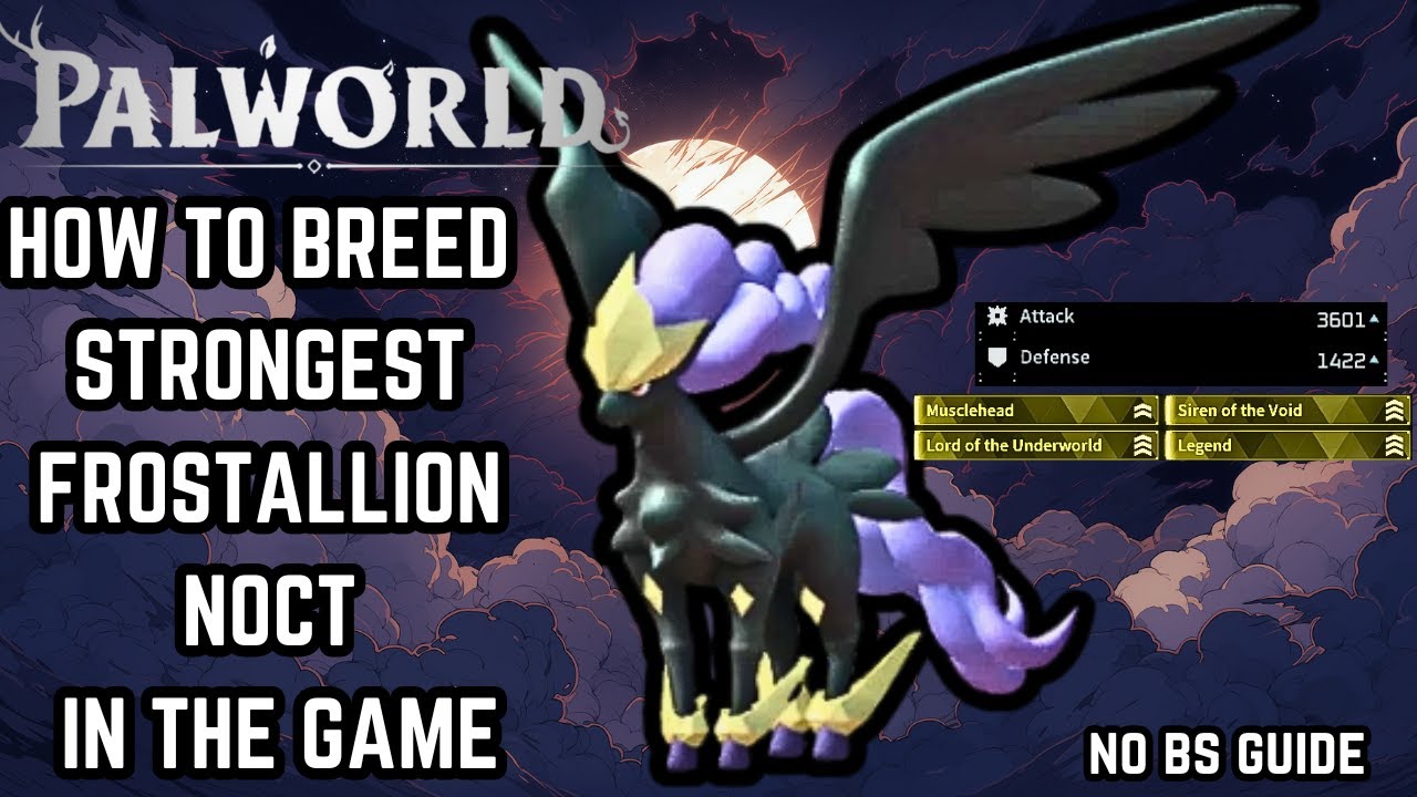 How To Breed STRONGEST Frostallion Noct In PALWORLD - YouTube