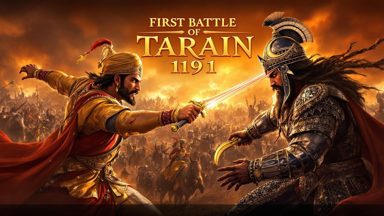 The First Battle of Tarain (1191) - Prithviraj Chauhan vs Mohammad Ghori | The Clash of Legends ...