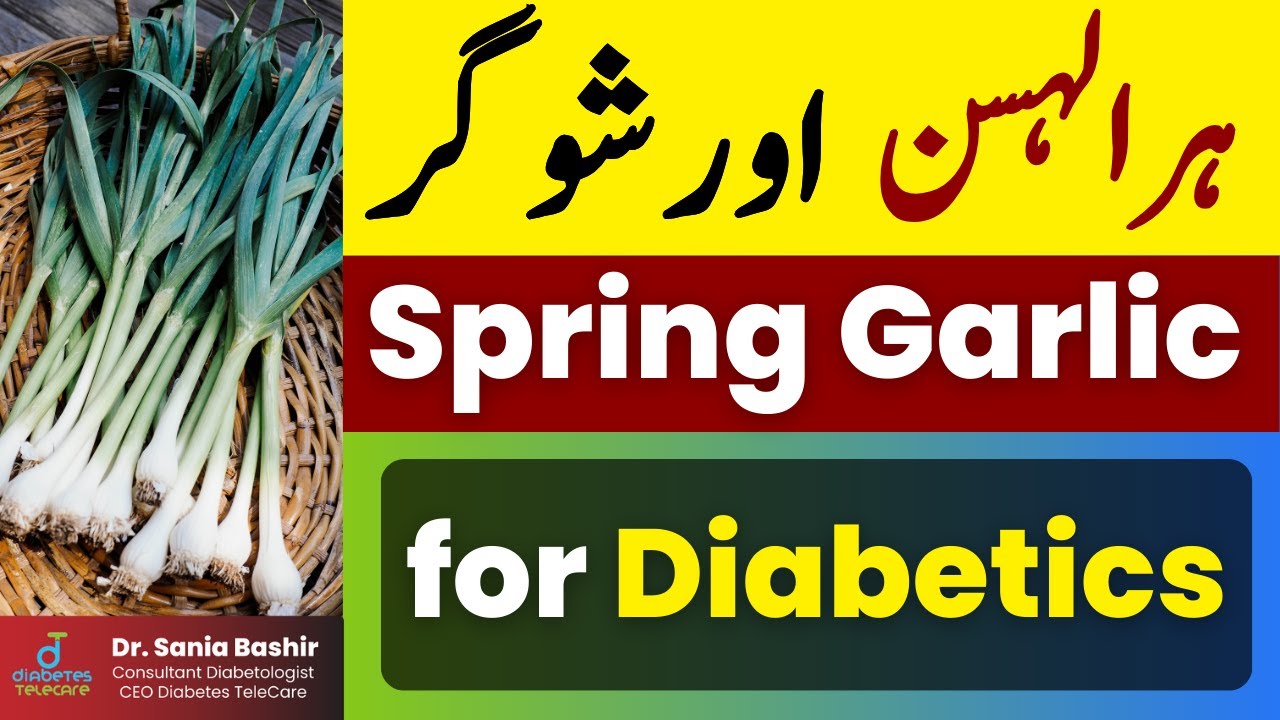 Green garlic (Hara Lahsan) for Diabetes - Spring Garlic Benefits - YouTube