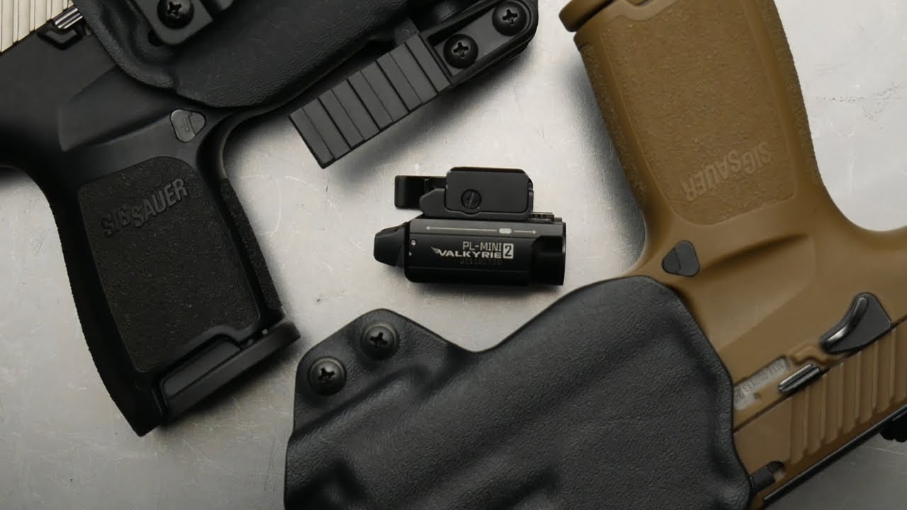 Sig P320 Olight Mini Rail Placement - YouTube