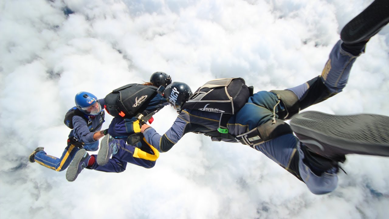 Skydiving makes you Dance with Adrenaline - YouTube
