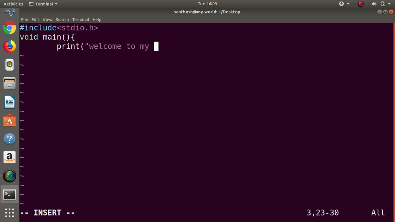 Vi Editor In Linux Tutorial 3 YouTube Vi Editor In Linux Tutorial 3 YouTube