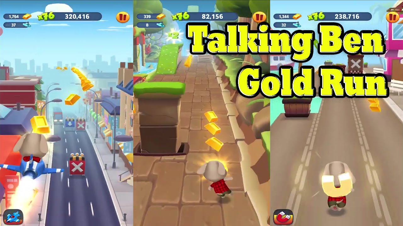 Talking Ben Gold Run - Build Ben's Home - Talking Tom Gold Run Android ...