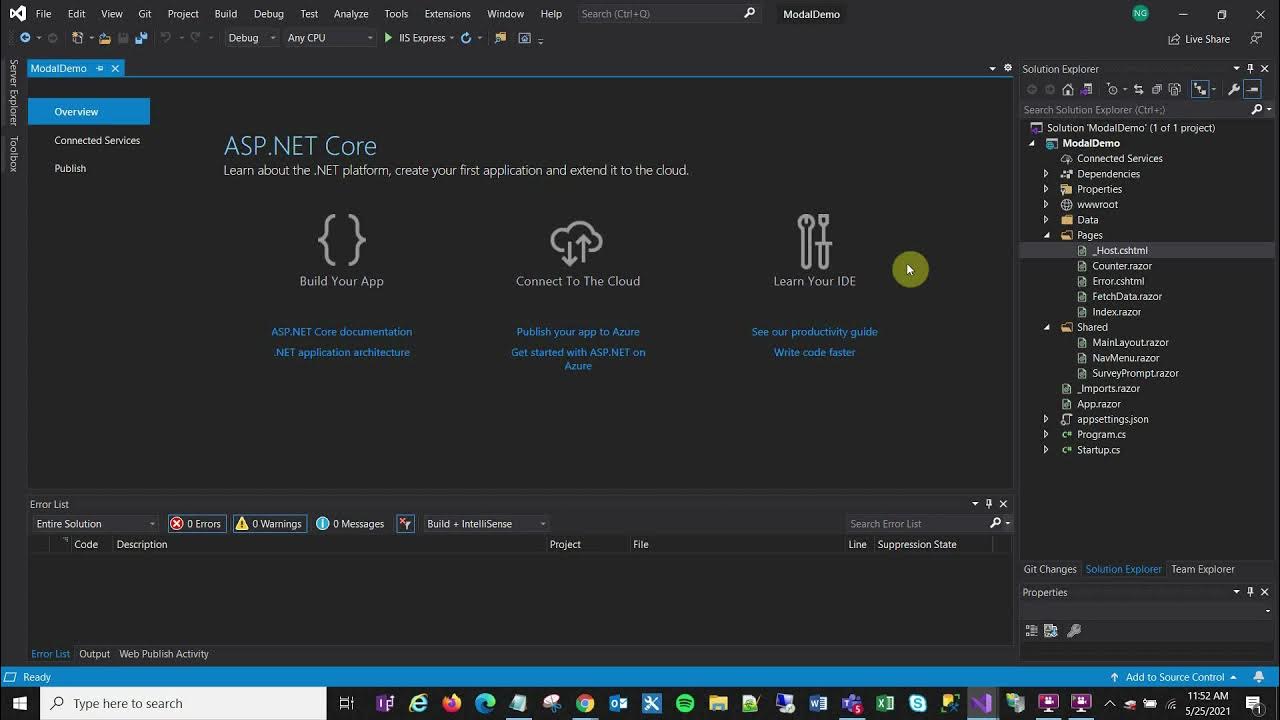 Blazored Modal Confirmation Dialog Basic Hello World Blazor Server Easy ...